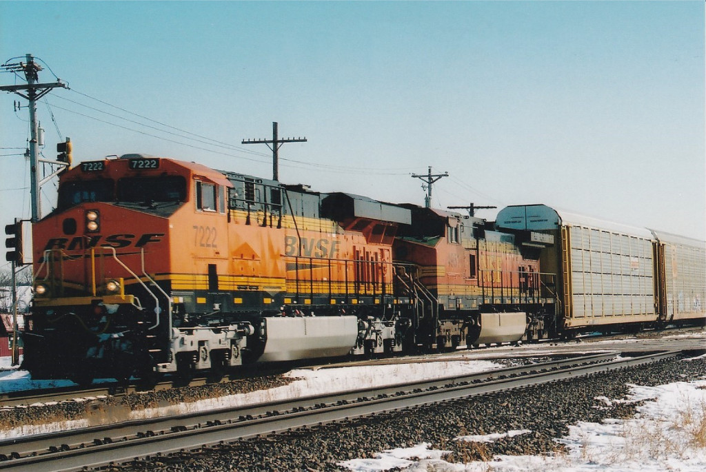 BNSF 7222 West